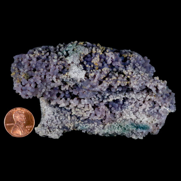 41 Purple Grape Agate Botryoidal Crystal Druzy Cluster Mineral Sulawesi ...
