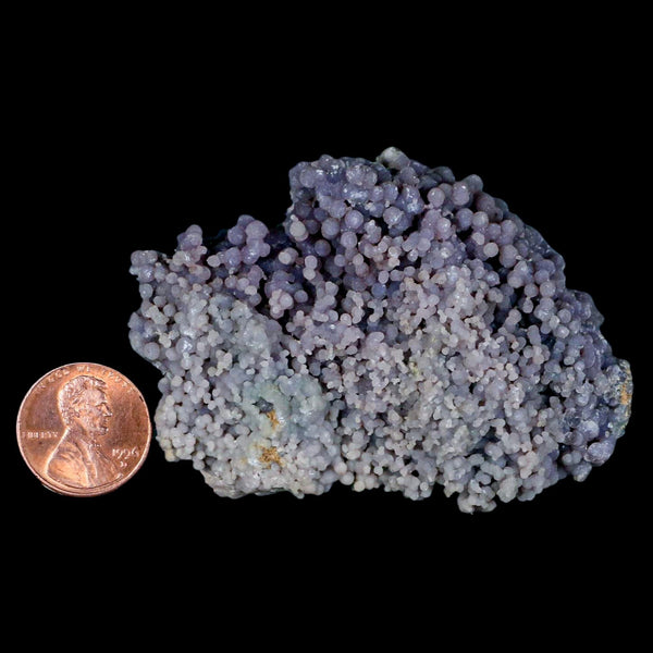 2.8" Purple Grape Agate Botryoidal Crystal Druzy Cluster Mineral ...