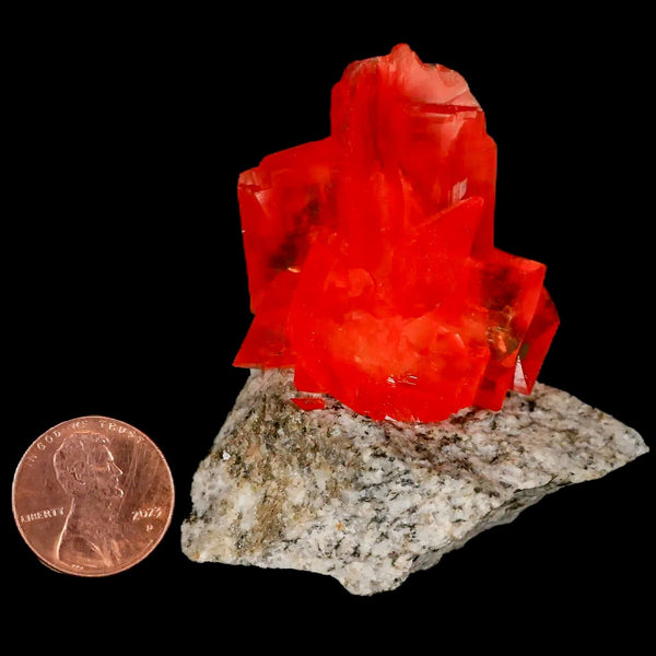 2.4" Stunning Bright Orange Arcanite Crystal Mineral Specimen From Poland