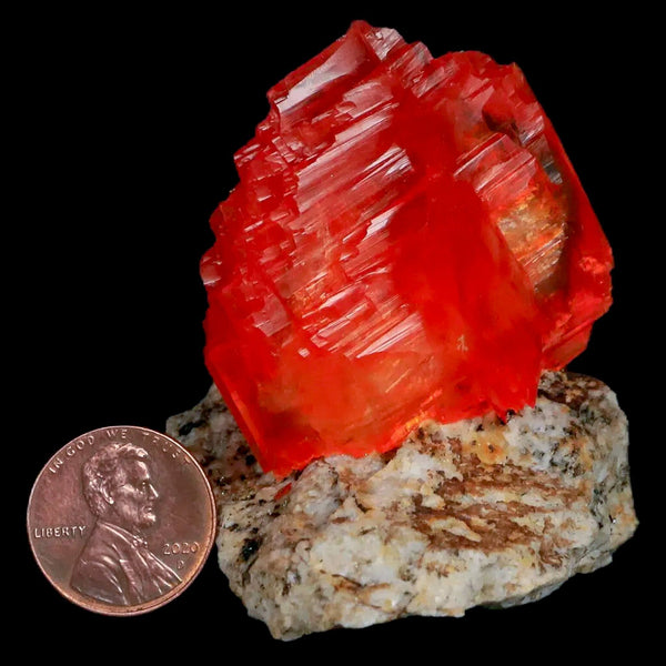 2.3" Stunning Bright Orange Arcanite Crystal Mineral Specimen From Poland