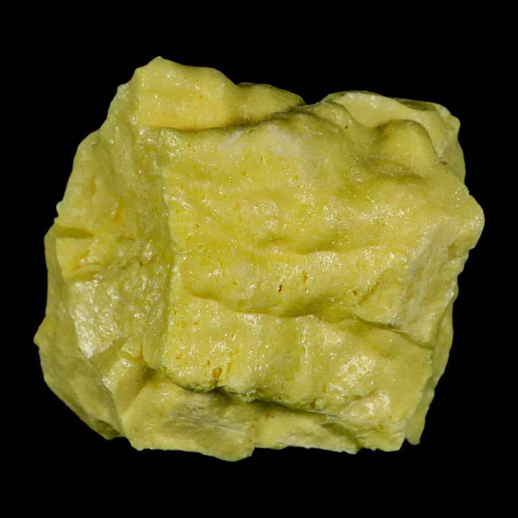 22 Rough Bright Yellow Sulfur Crystal Mineral Specimen From Louisiana