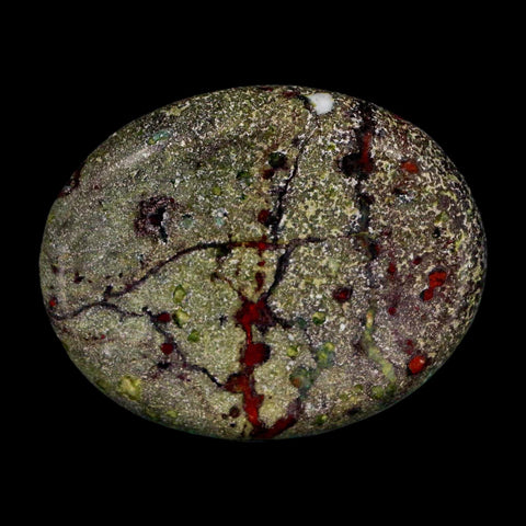 19 Polished Natural Dragon Blood Jasper Stone Worry Palm Stone Australia