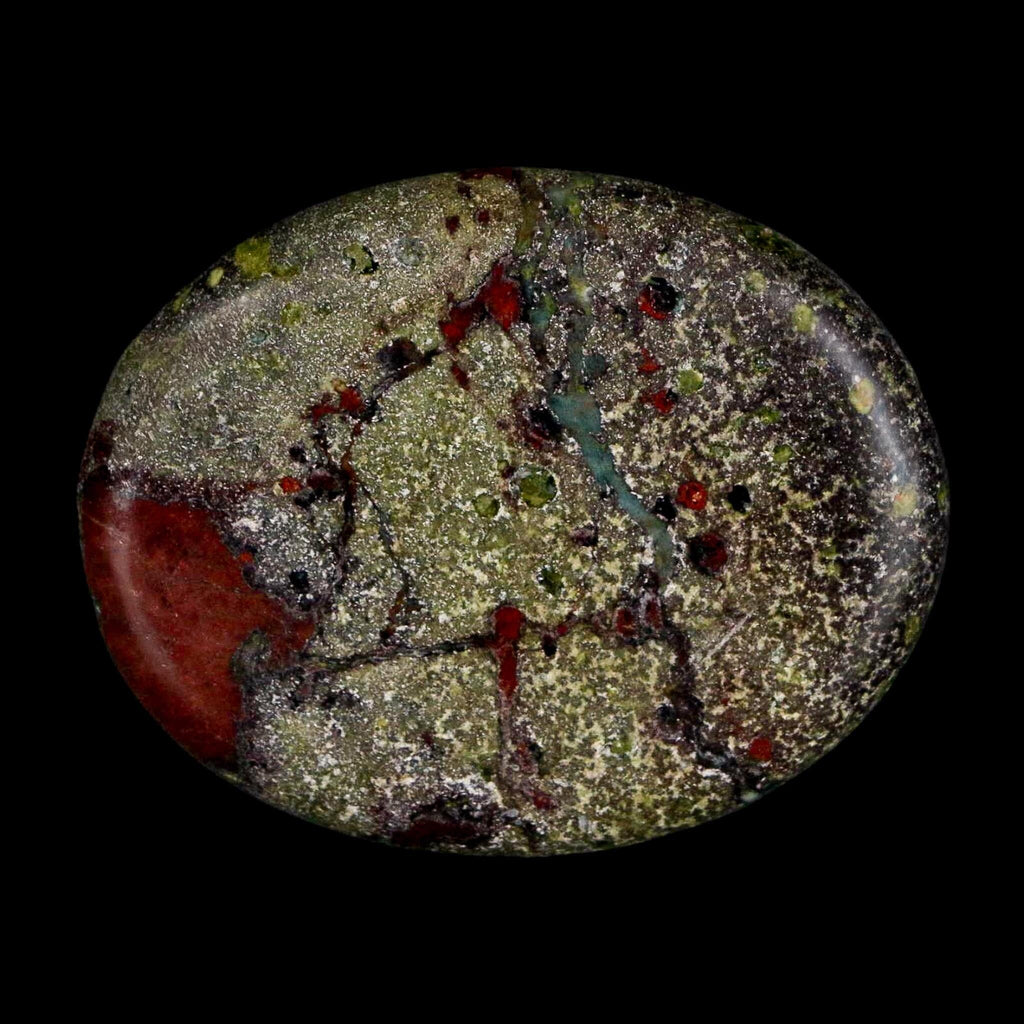 19 Polished Natural Dragon Blood Jasper Stone Worry Palm Stone Australia