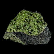 Peridot Mineral On Basalt Volcanic Rock For Sale - Fossil Age Minerals